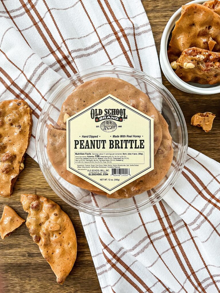 Premium Peanut Brittle, 12oz. – Old School Mill, Inc.